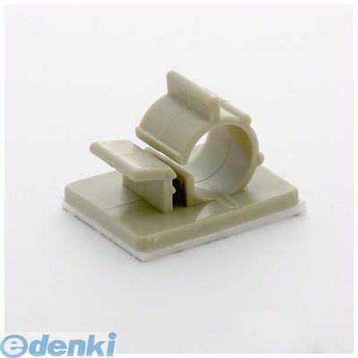 オーム電機メーカーお問い合わせ：0120-963-006●ワンプッシュでロックできます。●テープ付きなので簡単に固定できます。仕様●結束径：6〜8Φ●貼付寸法：24.5×19mm●材質：本体　ナイロン66　　　　両面テープ　発泡体（PE）／...