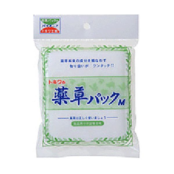 【商品説明】薬草本来の成分を損なわず、取り扱いがワンタッチ!!【特長】○お茶パックと同じ不織布を使用しているのでどんなに煮沸しても破れたり溶けたりせずにお茶や薬草、民間のせんじ薬、ダシの成分を抽出できます。○Mサイズ10.5cm×11cm(...