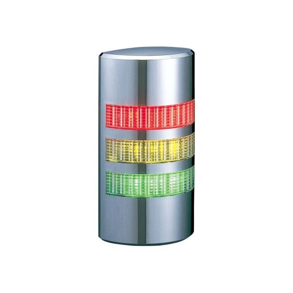 パトライトメーカーお問い合わせ：0120-497-090【商品説明】（株）パトライト　WE-302FB-RYG　ウォールマウント 壁面型積層信号灯 赤黄緑