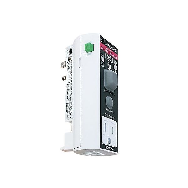 テンパール工業メーカーお問い合わせ：082-287-9110【商品説明】テンパール工業　GB-XC 15A 15MA　漏電遮断器：プラグ形