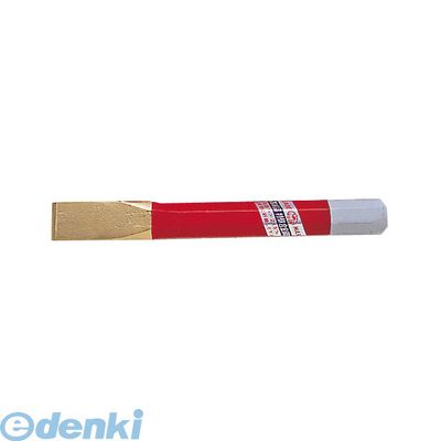 ●コンクリート用平タガネ●先端部(金色)に特殊合金工具鋼を摩擦圧接してありますので非常に優れた耐久性と強度を持っています●薄鉄板の切断にも使用出来ます●摩耗すれば普通砥石で研磨できます。また鍛造も可能です●注意：画像はサイズ違いのものになり...