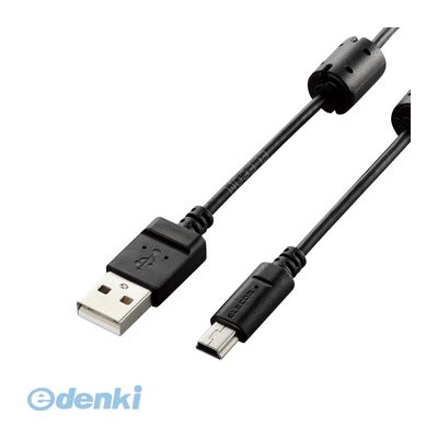 エレコムメーカーお問い合わせ：0120-898-794【商品説明】●コネクタ形状：USB2.0(Standard-A)オス-USB2.0(mini-B)オス ●対応機種：USB2.0(Aタイプ)端子搭載のパソコン、ACアダプタ及びUSB2....