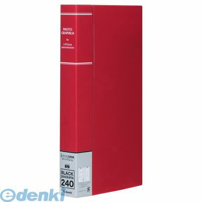 ●本体サイズ：タテ297×ヨコ157×背幅35mm●本重量：380g●表紙：ポリプロピレン●台紙：PP製L判3層エンボス黒台紙25枚(写真収納枚数：240枚)●透明プラスチックケース入