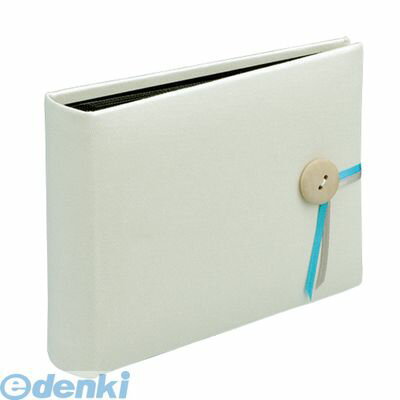 ●ボタン止め具がかわいいコットンクロス表紙のアルバムです。