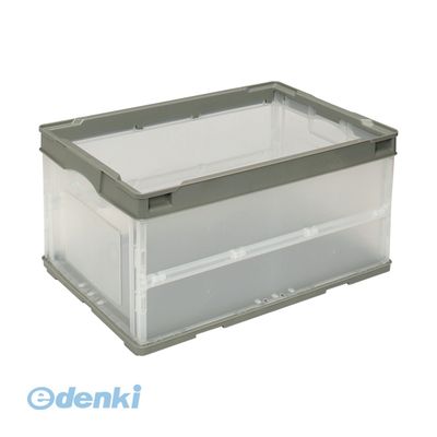 岐阜プラスチック工業メーカーお問い合わせ：058-265-2233【商品説明】●折りたためば保管スペースはわずか1／4。●フタなし／透明（カラー）●外寸：幅530×奥366×高272mm●容量：40l●内寸：幅493×奥335×高265mm...