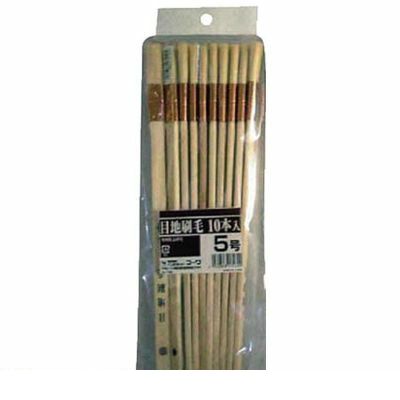 &nbsp; インダストリーコーワ &nbsp; 052-441-3570 ●細かい場所の塗装に便利なハケです　●お得な10本組●小ハケ●17512 目地ハケ5号が10本入っています。山羊毛●質量(g):90●山羊毛4972883175600