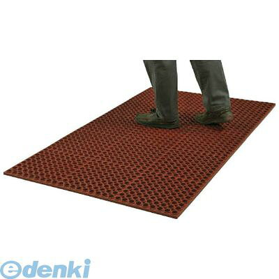 &nbsp; ミヅシマ工業 &nbsp; 06-6534-1201 ●油や水気の多い厨房や工場内の安全対策や疲労軽減に効果的なゴム製のマットです。●耐油性合成ゴムを使用しており、耐久性にも優れています。●屋内用。●ゴム製用。●色:レンガ●幅...