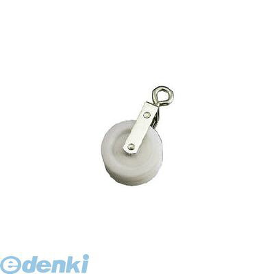 ●小型・軽量の滑車です。●ロープ用調整滑車として。●車数:2●D(mm):6●B(mm):35●L(mm):125●タイプ:アイ●車径W(mm):66●車溝幅(mm):9●使用ロープ径(mm):〜9●質量(g):147●d (mm):14●...