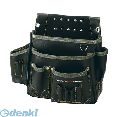 【商品説明】■棟梁型釘袋　墨壺差付■ステンレスDリング溶接付を使用■新素材、カワテック2採用■選べる2カラー■ブラック■SIZE(約):H280×W340×D130mm