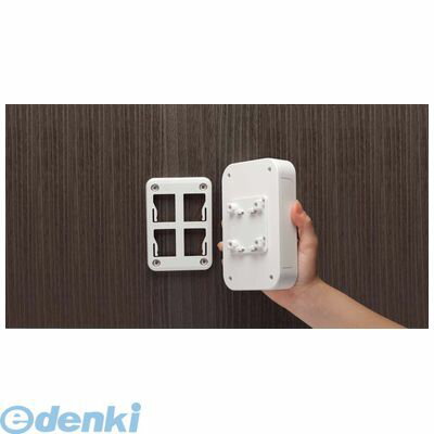 ※こちらの商品は沖縄・北海道・離島への販売は承っておりません。ご了承ください。●材質：PC＋ABS(UL94HB)壁面に引掛け機器の設置が出来る樹脂製の壁掛けブラケットです。ケース板厚t0.8〜t3.5まで対応しますので板金ケースから樹脂ボ...