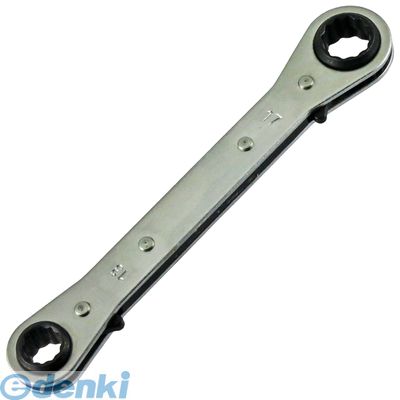 【商品説明】4サイズ板ラチェットレンチ！1本のレンチで4サイズのボルトxナットを回せる4in1タイプ！