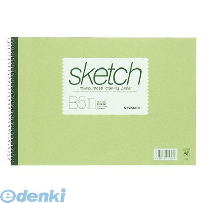 ●中紙は厚口画用紙を使用したスケッチブック●罫内容 無地●規格 B5●Sリング●サイズ 本体 257W×176H/本文 253W×176H●枚数 20枚●JANコード：4901470019034