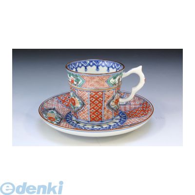 【商品説明】●赤を基調に古紋や山水、花紋が描かれている豪華な碗皿です。色彩豊かな器はティータイムを華やかに演出いたします。●材質：磁器（京焼・清水焼）、日本製●寸法（約）：碗口径Φ80×75、皿Φ155×H20mm●容量（約）：190ml●...
