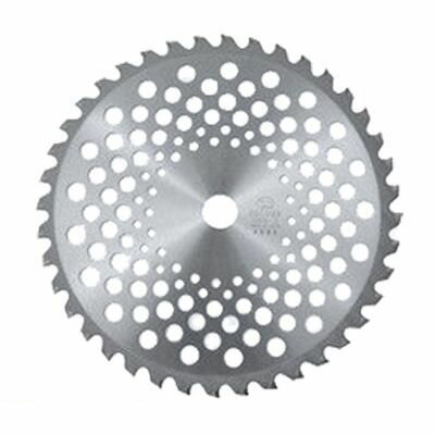 一般の雑草刈払作業に適したチップソー。●埋込型チップで飛びにくく、良く切れます。●　同ピッチの255mmに比べ同一面積での作業能率が約25％アップ！　穴あけ加工の台金で従来品より軽量化しております。●(台金は合金鋼を使用)　日本製。●JIS...