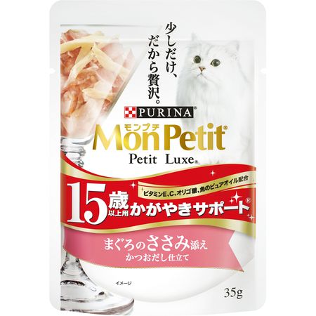 【商品説明】猫 フード ウェット パウチ レトルト モンプチ シニア 高齢●厳選されたまぐろにささみを添え、海の幸をぎゅっとつめこんだ贅沢なメニュー。シニアのネコちゃんにも食べやすい小さめフレーク仕上げ。●原材料：魚介類(かつお、まぐろ、フ...