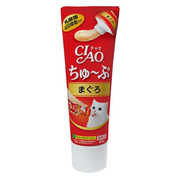【商品説明】いなば イナバ INABA INABA 猫 おやつ 間食 ちゅーる チュール チュ〜ル●飼い主さんの与えたい分だけ出して使用できるチューブタイプ。乳酸菌・ガラクトオリゴ糖配合により健康を維持し、お腹の調子を保ちます。●原材料：ま...