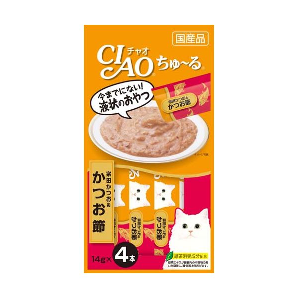 【商品説明】いなば イナバ INABA INABA ちゃお チャオ CIAO CIAO 猫 おやつ 間食 ちゅーる チュール チュ〜ル●液状のおやつ。一度与えたらやみつきになるおいしさです。●原材料：宗田鰹、かつお節、かつお節エキス、タンパ...