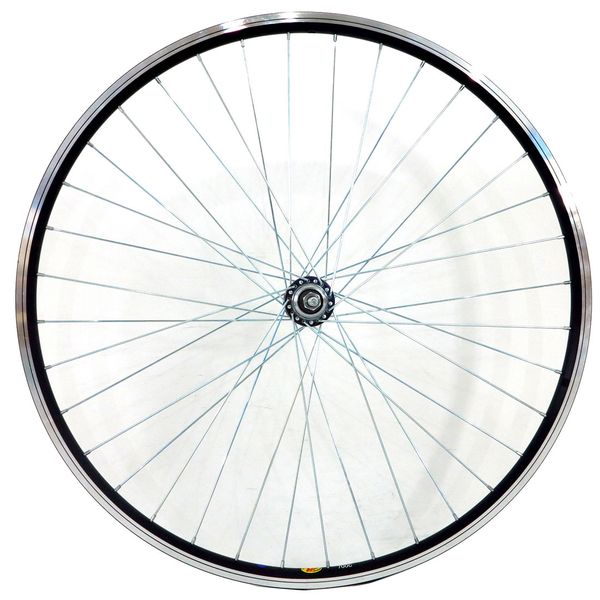 【商品説明】自転車パーツ ホイール関連 後輪700×28-38cタイヤに対応したクロスバイク用　リアホイール素材：アルミ黒サイズ：700×28-38c 外装6段/キャリパー仕様スポーク：36本　＃13　289/290バルブ穴：英 /米式特徴...