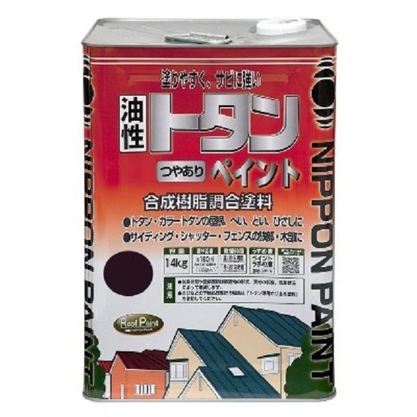 【商品説明】トタン屋根用塗料 つやあり さびに強い●日光や風雨に対して、優れた耐久性を持つ合成樹脂塗料です。●さび止め効果に優れ、トタンを保護します。●トタンに対する密着性に優れ、美しい色とツヤが長持ちします。●用途：屋根、下見板、ひさしな...