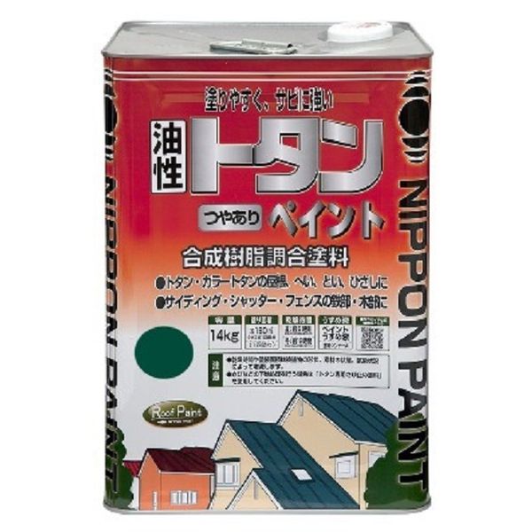 【商品説明】トタン屋根用塗料 つやあり さびに強い●日光や風雨に対して、優れた耐久性を持つ合成樹脂塗料です。●さび止め効果に優れ、トタンを保護します。●トタンに対する密着性に優れ、美しい色とツヤが長持ちします。●用途：屋根、下見板、ひさしな...