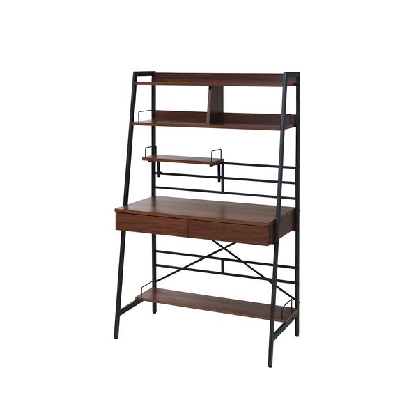 【商品説明】■お客様組立 目安(110分) ※大人2人ハイ・ローの2wayで使用できるフレキシブルなデスクの90幅上部収納棚付きのタイプ。棚はひっかけるだけなので、左右はフリーにレイアウトできます。本体にはメラミン樹脂シートを採用しているの...