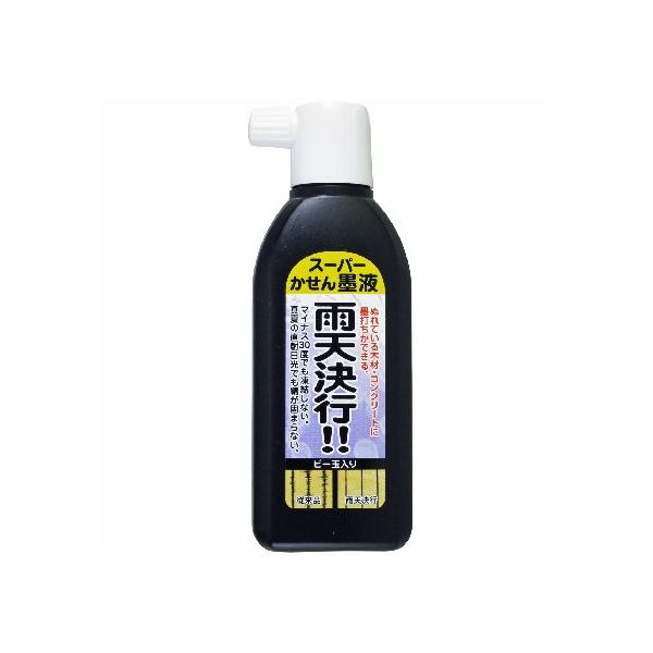 墨運堂メーカーお問い合わせ：0742-52-0310【商品説明】●濡れている木材やコンクリートに墨打ちができる建築用墨汁です。●マイナス30℃でも糸・綿が凍結しない。●直射日光でも綿が固まらない。●内容量:180ml墨汁 墨出し マーキング