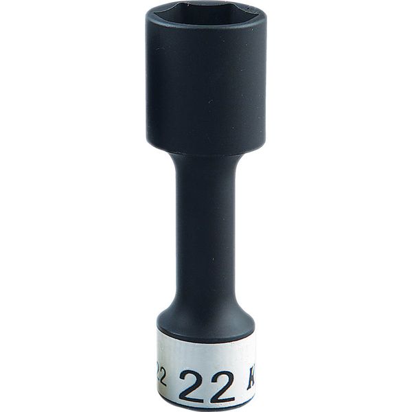 【商品説明】【仕様】●差込角(sq.)：12.7【特長】●差込角12.7sq.インパクトレンチ用ホイールナットソケットです。●自動車ホイールナットの締め、緩めに使用する専用ソケットレンチです。●薄肉でロングタイプです。●めっきナット・塗装ナ...