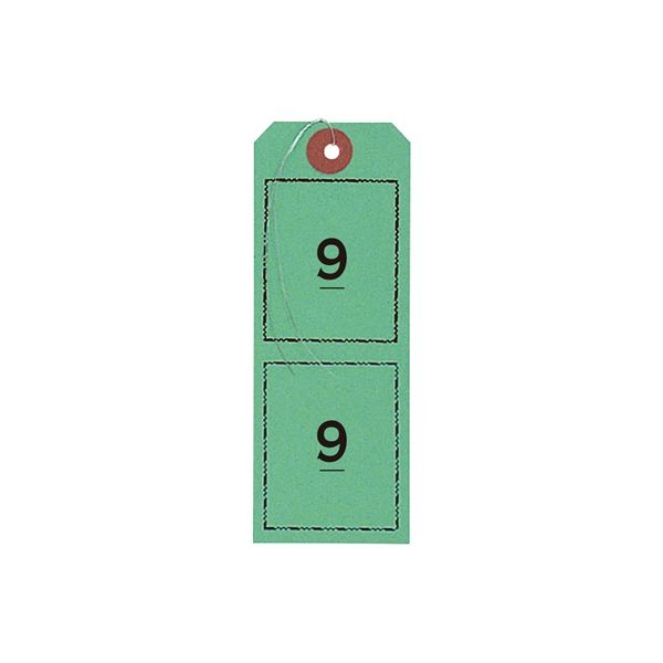 【商品説明】●荷物や衣服などの管理に便利です。●柔らかい針金であらゆる物に取り付けできます。●ミシン目が入っており、簡単に切り離せます。●内容：1番〜100番まで●紙質：色上質特厚●W47XD130mm荷札　連番荷札　クロークチケット　店舗...