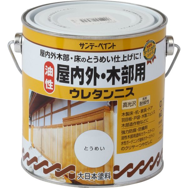 【商品説明】●縦（mm）：120Φ●高さ（mm）：120●重量（g）：約779用途●屋内外木部・床のクリヤー仕上げおよびカラーステイン仕上げのツヤだし木製床、机、家具、木製ドア、羽目板、戸袋、木製フェンス、窓枠、面格子、軒天など住宅の木部特...
