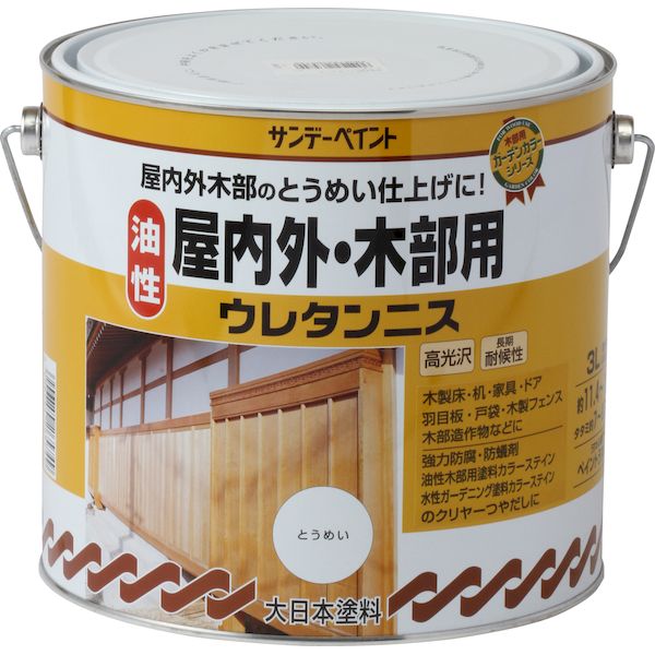 【商品説明】●縦（mm）：180Φ●高さ（mm）：140●重量（kg）：約3.0用途●屋内外木部・床のクリヤー仕上げおよびカラーステイン仕上げのツヤだし木製床、机、家具、木製ドア、羽目板、戸袋、木製フェンス、窓枠、面格子、軒天など住宅の木部...