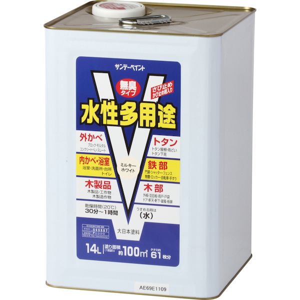 【商品説明】●縦（mm）：235●横（mm）：235●高さ（mm）：350●重量（kg）：約18.9用途●鉄部、木部、トタン特長●強力さび止め剤、かび止め剤を配合。●落ちついたつやに仕上がります。●乾燥が速く、いやな臭いもおさえてあります。...
