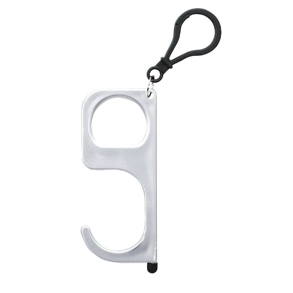 【商品説明】●外出時のリスクを減らすために！ドアノブに触れずにドアが開けられる！スイッチ類、オアネル類の操作に！キーケースに入れて持ち運び便利！●商品サイズ（単位mm)：40×97mm●セット内容：本体×1●重量（g）：15g●材質：ABS...