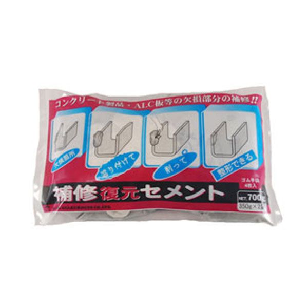 家庭化学工業メーカーお問い合わせ：0120-83-4351【商品説明】●コンクリート製品の欠損した部分を、盛り付けて、削って整形することができます。●硬化後は十分な強度があります。 ●サイズ：250×160×30mm ●重量：700gセメン...