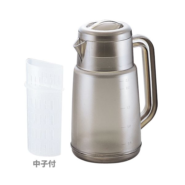 【商品説明】●容量：2.2L●サイズ：直径140x175x高さ260mm●材質：ポリカーボネイト樹脂●耐熱温度0〜+90度