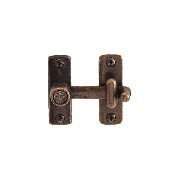 ●特徴：シンプルなデザインの真鍮製の打掛です。●用途：アンテーク調な家具・レトロ調なデザイン家具などに、店舗やホテルやゲストハウスから戸建て住宅・マンションに●主材質：真鍮●色/仕上：古色/真鍮古色仕上げ●サイズ 幅×高さ(mm)：16〜3...