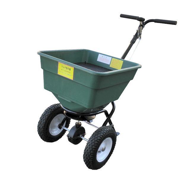 【商品説明】●商品サイズ(mm)：幅890×奥行530×高さ815●重量(kg)：11.8●ホッパー容量：60?●散布幅：3.048〜3.657m●タイヤ径：外径310mm●タイヤ圧：25 PSI （1.7bars）●タイヤ幅：530mm●...