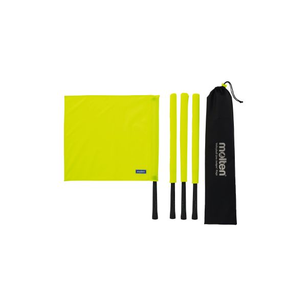 【商品説明】●原産国：台湾●サイズ規格：サイズ：ポール：長さ57cm、版縦40×横40cm●素材、仕様規格：素材：ポール：アルミ、旗：ナイロン、グリップ：ラバー仕様と特徴　●4本セット●収納袋付き●旗着脱可●鳴りがよく、からまりにくいフラッ...