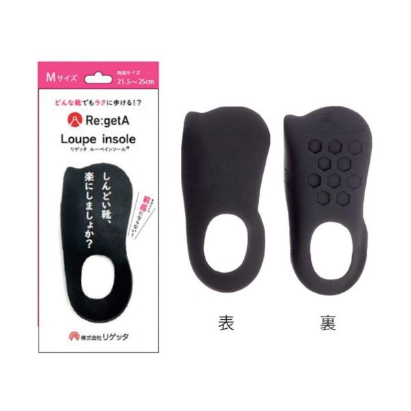 【商品説明】【特長】●TPR素材のハーフインソールです。●足裏を疲れにくいように支える形状（アーチサポートや中足骨サポート、ヒールカップ）が長続きしやすい素材を使用しています。●カカト下の穴（ルーペホール）で足を固定できるため、疲れにくくイ...