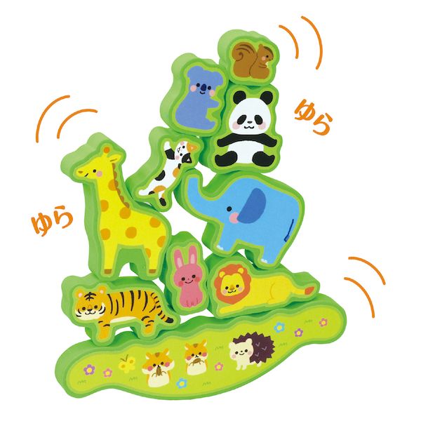 【商品説明】●どうぶつをバランスよく積み上げよう！●商品サイズ（単位mm)：200×170×18mm●重量（g）：65g●材質：EVA●包装形態：袋●包装サイズ：200x220x15mm●生産国：中国