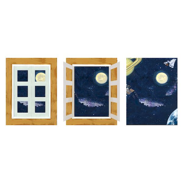 【商品説明】●窓を開ければ別世界？ アイデアを活かして個性的な作品が作れます！●窓枠を閉じた時、窓枠を開いた時、窓枠なしの時と、見え方が異なる作品が作れます。●3種類に変化する仕組みは、生徒の創造性を刺激し、個性が表現しやすいように設計され...