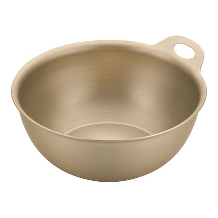 【商品説明】内径(cm)、外径、深さ(mm)、容量(L)、板厚(mm) 12、140、50、0.4、1.2 ●ふちを起こすことで効率よく重ねることができます。●持ち手の丸い穴から吊るしての収納も可能です。●耐食性、摩耗性に優れたしゅう酸アル...