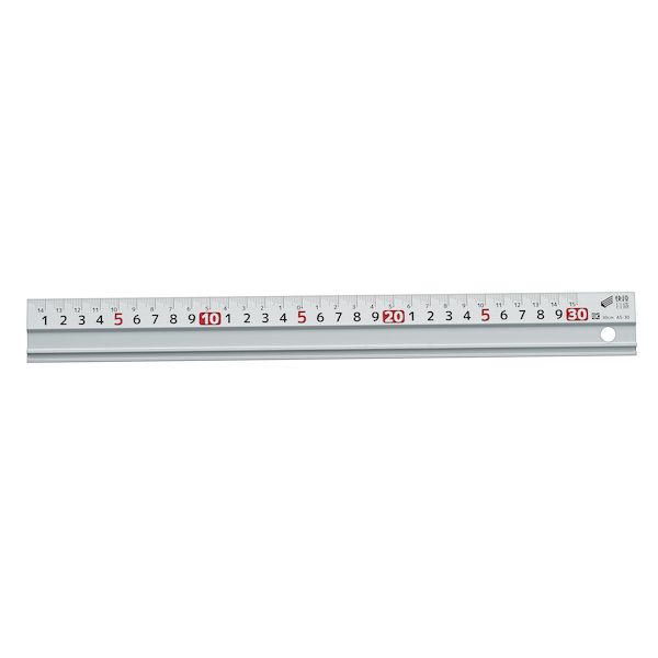 新潟精機メーカーお問い合わせ：0256-31-5660【商品説明】用途●線引き、カッティング作業、寸法測定に特徴●1mm単位の目盛が見やすい階段状目盛です。●数字が大きく見やすいくり返し数字です。●紺＆赤の2色印刷なので、墨線を引く作業でも...