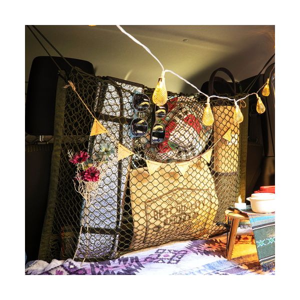 【商品説明】●ポケット形状で車内に荷物を収納でき、ラゲッジスペースを有効活用●樹脂製フックでクルマに傷が付きにくい 【仕様】・サイズ:約60×約90cm・フック:4個・許容伸び率:150%【内容物】・ラゲッジポケットネット×1
