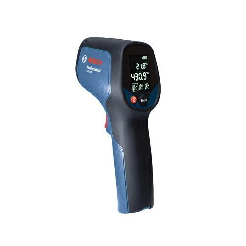 ボッシュメーカーお問い合わせ：0120-345-762【商品説明】【メーカー名】●ボッシュ（株）【用途】●測定ボタンを押すとすぐに温度測定できます。●3つの放射率(高放射率、中放射率、低放射率)から選択可能。●30℃から500℃までの幅広い...