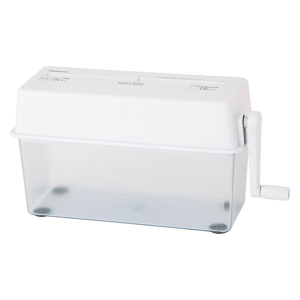ナカバヤシメーカーお問い合わせ：0120-166-779【商品説明】●A4コピー用紙2枚、はがき1枚をクロスカットで細断可能●本体を持ちやすいフチドリ付き細断くずを捨てる際に、本体を取り外しやすくなっています。●本体とダストボックスがズレに...