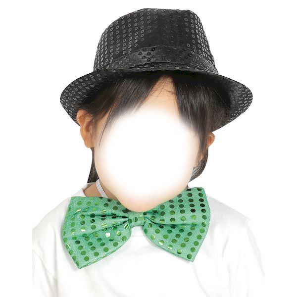 【商品説明】●蝶ネクタイはゴム付きだから着脱簡単！●商品サイズ（単位mm)：帽子：約210×270×100mm、ネクタイ：約180×110mm●セット内容：蝶ネクタイ×1、ハット×1●重量（g）：70g●材質：PE、PVC、スポンジ●包装形...