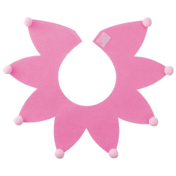 【商品説明】●ワンポイントにかわいいフェルト襟！●商品サイズ（単位mm)：276×283×厚み1mm、首回り：330mm●セット内容：本体×1●重量（g）：12g●材質：ポリエステル●包装形態：PP●包装サイズ：300x300mm●生産国：中国