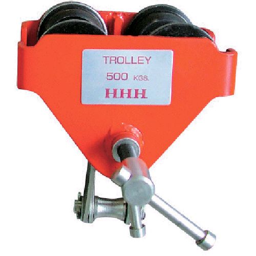 スリーエッチメーカーお問い合わせ：06-6538-3766【特長】●車輪間隔を連続的に調整できますので定型外のH、I型鋼に取り付けできます。●取り付けが簡単です。【用途】●工場、倉庫など【仕様】●定格荷重(t)：1.00●適合ビーム幅(mm...