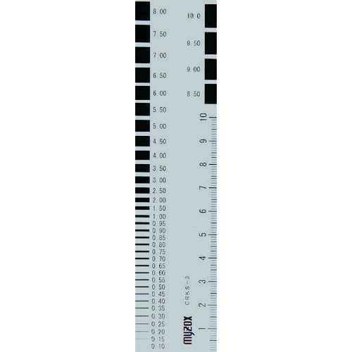 マイゾックスメーカーお問い合わせ：0561-62-8151【商品説明】【特長】●コンクリート製品、構造物のひび割れ寸法を、簡単、正確に測定できます。●携帯に便利な名刺サイズです。●透明プレートです。【用途】●コンクリートのヒビ割れの測定に【...
