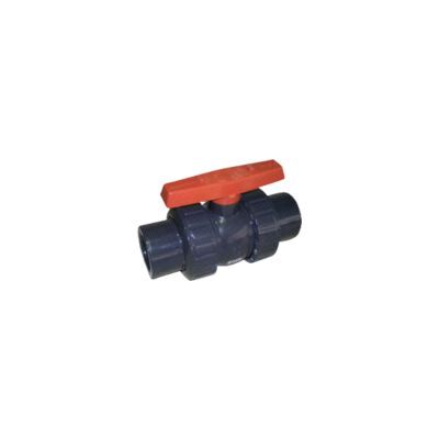 積水化学工業メーカーお問い合わせ：03-5521-0505【特長】●樹脂製のボールバルブです。●本体・部品材質は硬質塩化ビニール（PVC）の為、耐薬品性に優れております。●片キャリア方式に構造を一新、左ねじ組込み方式のボール押えにより、禁油...
